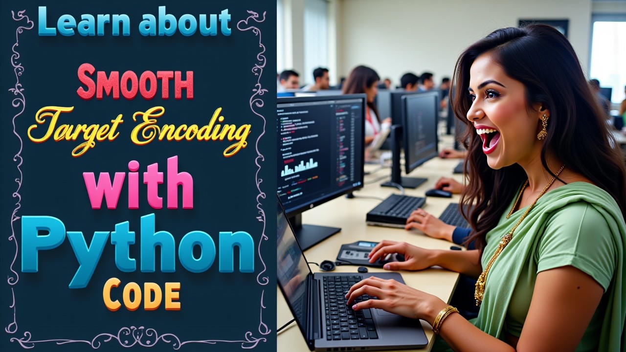 10 Smooth target encoding (Categorical encoding Python Machine Learning AI Data preprocessing)
