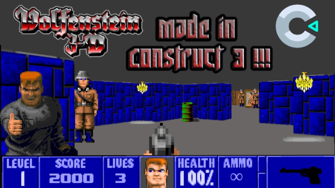 I made Wolfenstein 3D in Construct 3?!