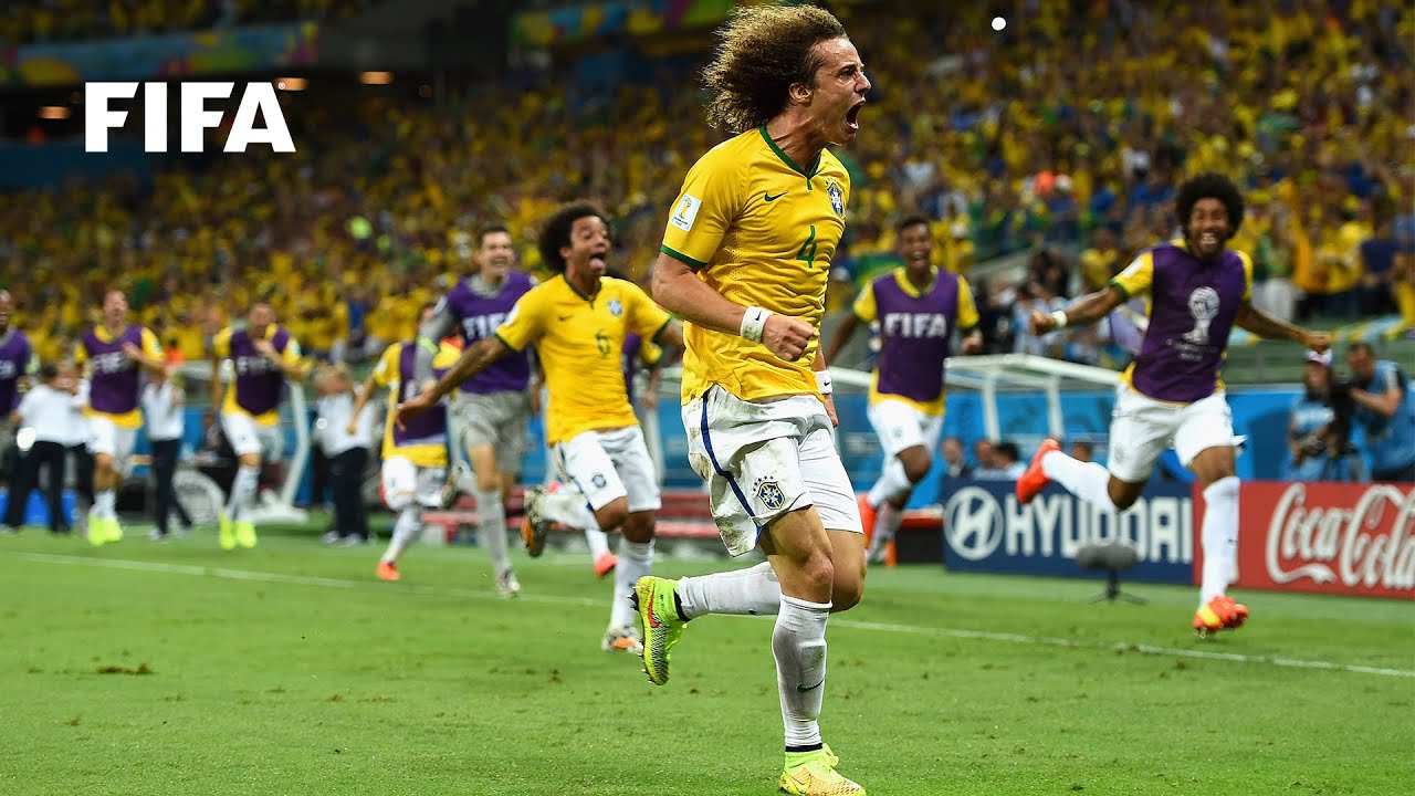 David Luiz goal vs Colombia | ALL THE ANGLES | 2014 FIFA World Cup