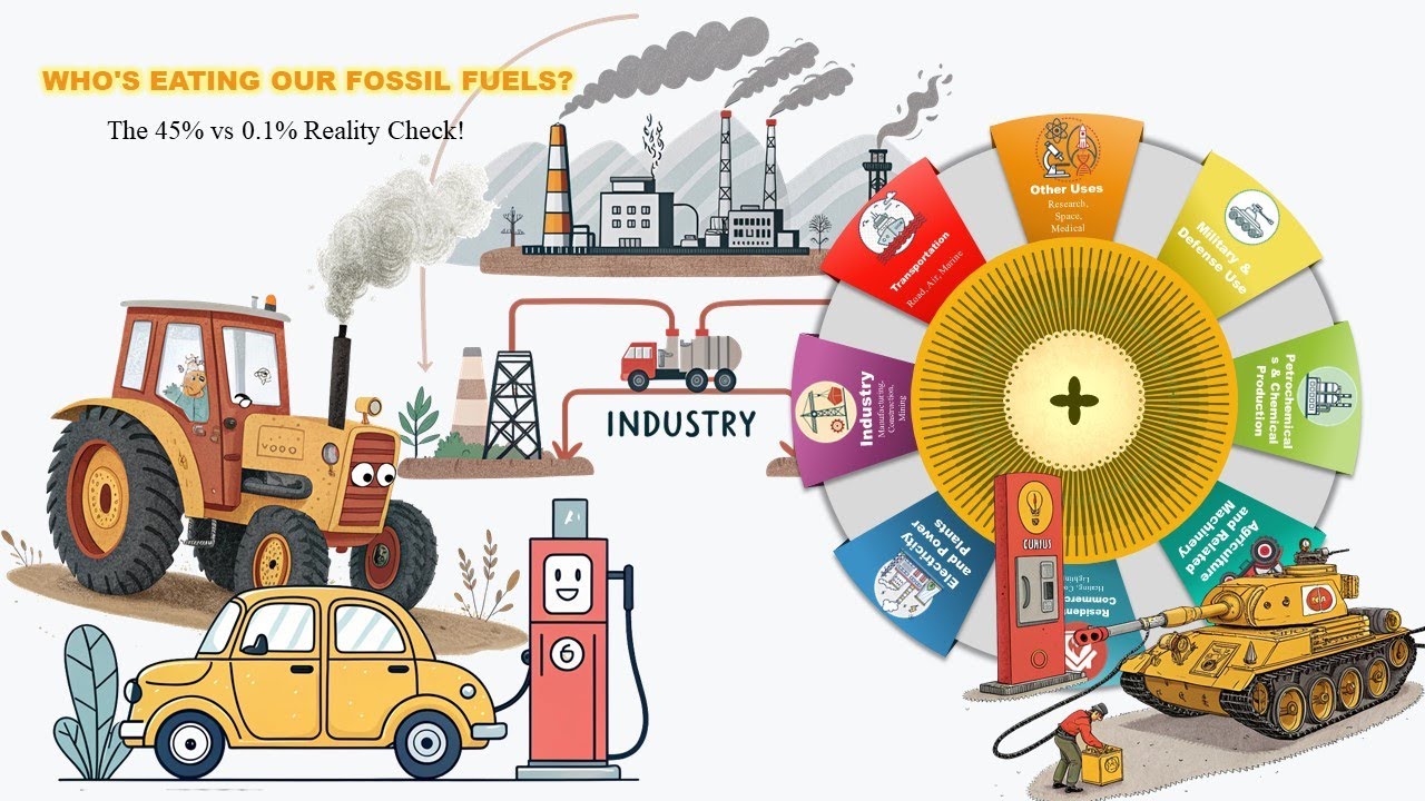 Infographic on Fossil Fuel Consumption