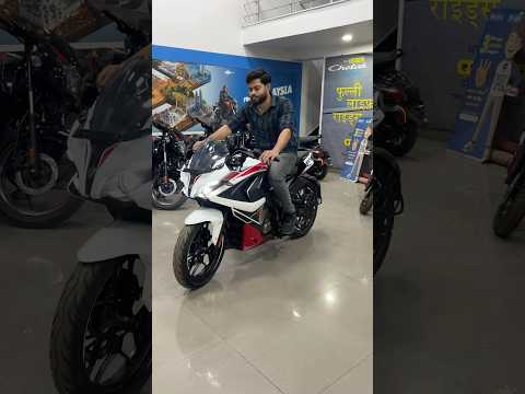 2025 BAJAJ PULSAR RS200 | WHITE π€π₯#shorts #short #bajaj #pulsar #rs200 #new #bike
