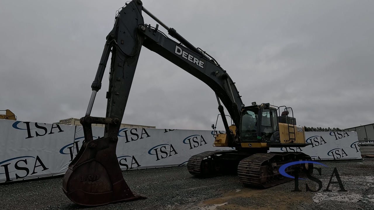 60506 - Deere 470G LC Excavator will be sold at auction!