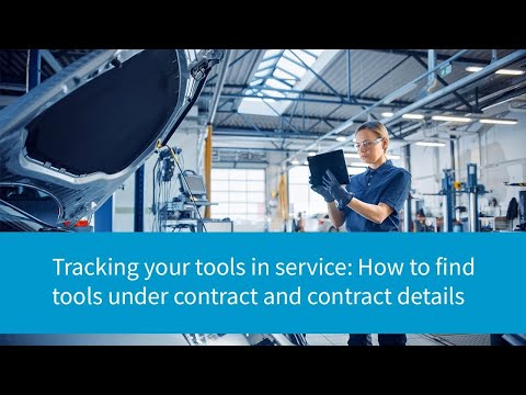 Where Is My Tool: How to find tools under contract and contract details