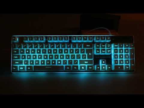 Teclado gamer Magegee GT838 UK con luz RGB