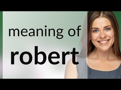 Robert — meaning of ROBERT