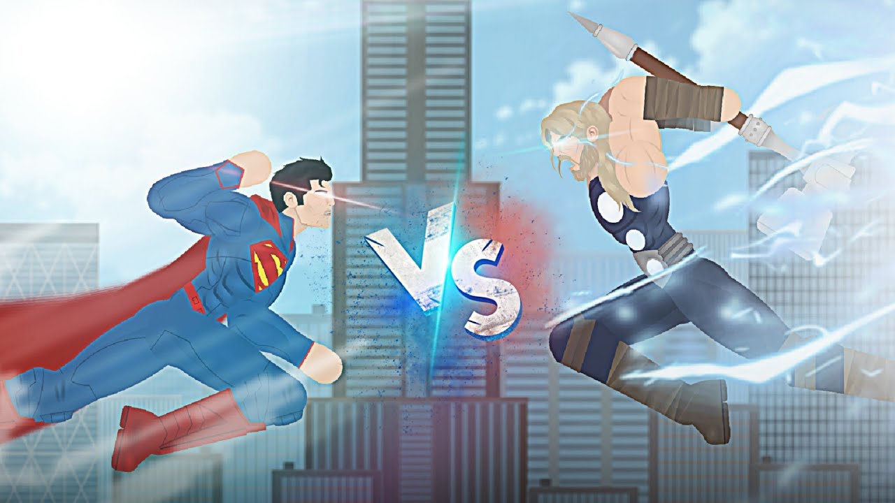Superman Vs Thor | The Battle Of Gods | SK Animations 