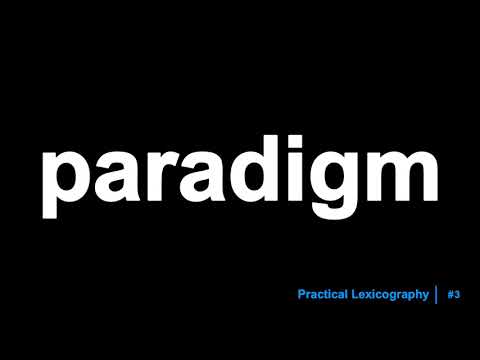 Paradigm Definition