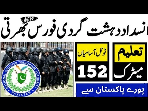 New government jobs in NACTA department 2023//online apply for job in counter terrorism authority