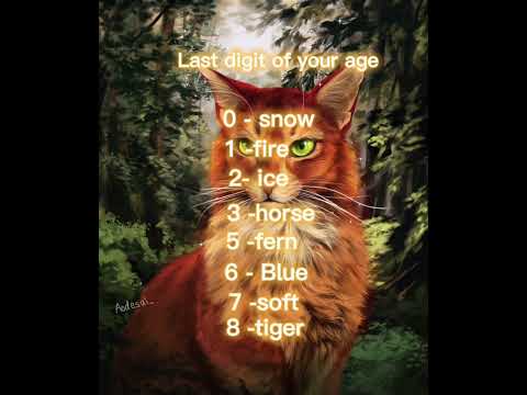 Create your warrior cat name!