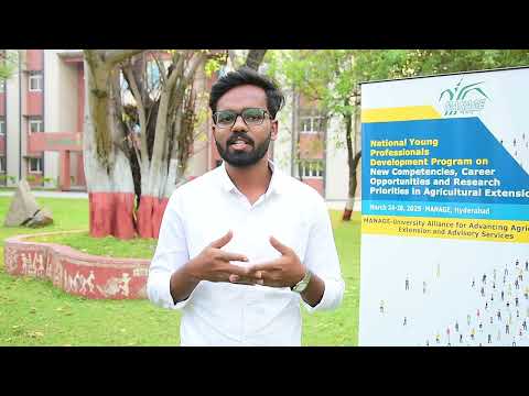 Feedback From the Participant Mr. Selva Clinton T of MANAGE NYPDP