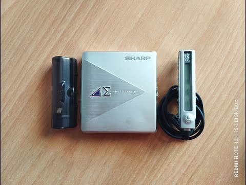 Sharp Walkman Portable Mini Disc Player MD SS 503 silver | Reverb