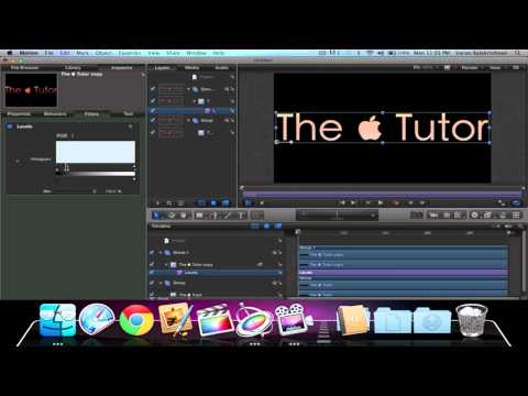 Motion 5: Shining Text Effect Tutorial