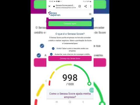 como consultar o score do cnpj da sua empresa #mei me....