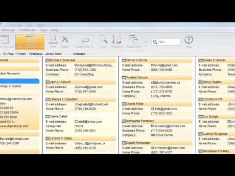 Mail List Buddy List