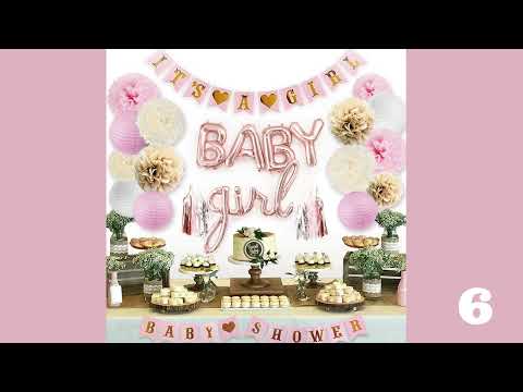 Top 10 BABY SHOWER DECORATIONS FOR GIRLS