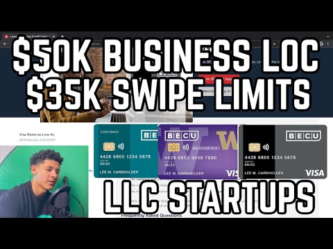 BECU Credit Card Sauce!!! $50K Business Line Of Credit $35K Swipes