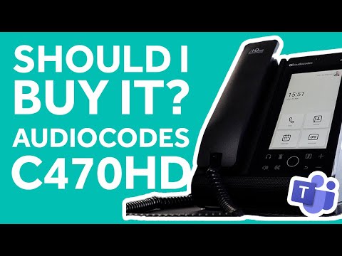 Teams Phone Review Audiocodes C470HD