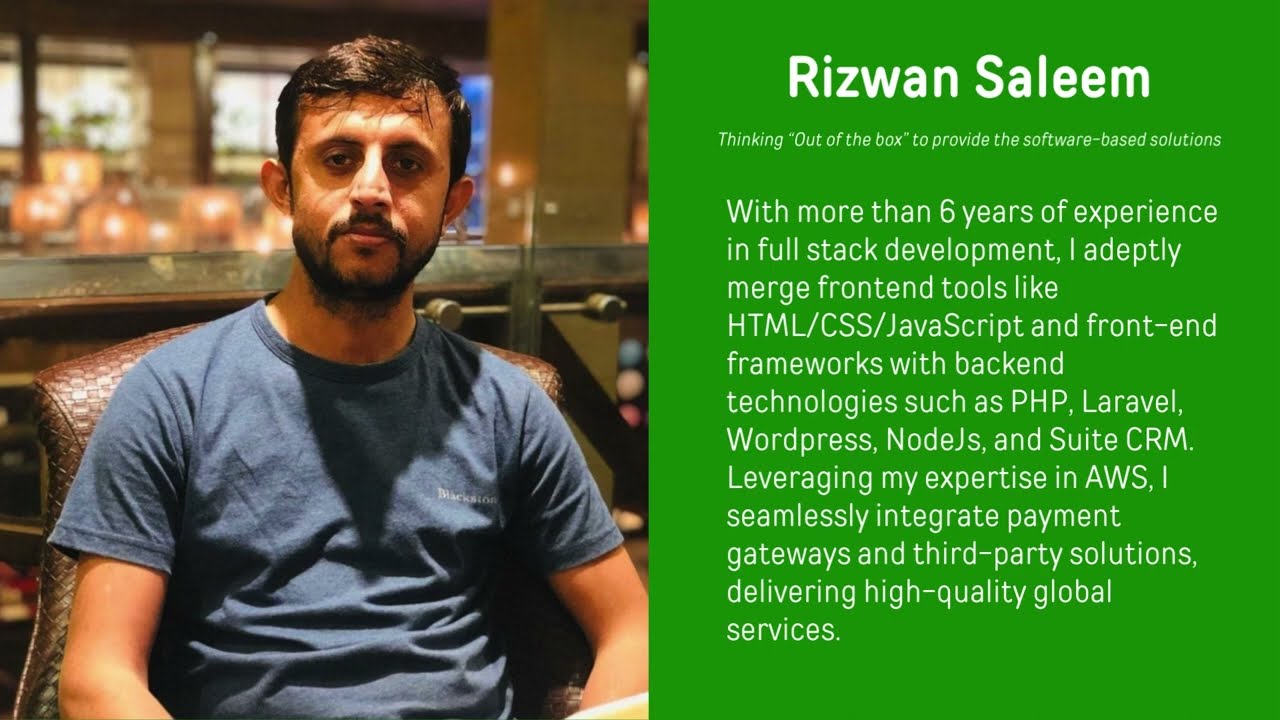 Full Stack Developer | PHP | Laravel  | WordPress | CMS | React | Next | Database