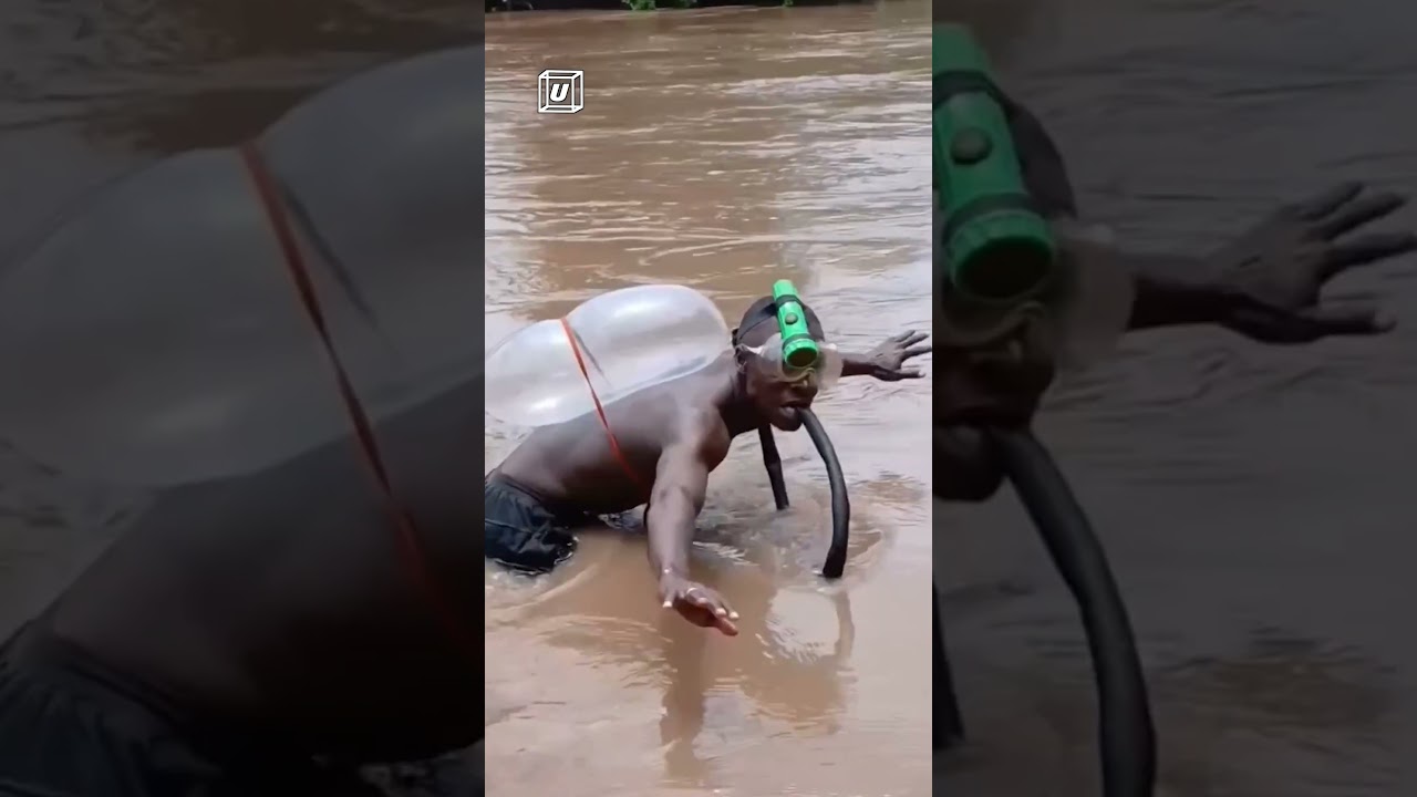 Insane scuba diving technology 🤷😂🤿                     🎥: Lucid Odhis via ViralHog