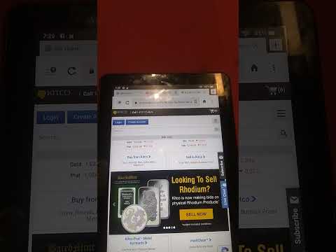buying 2000 ounces of gold and rhodium on kitco