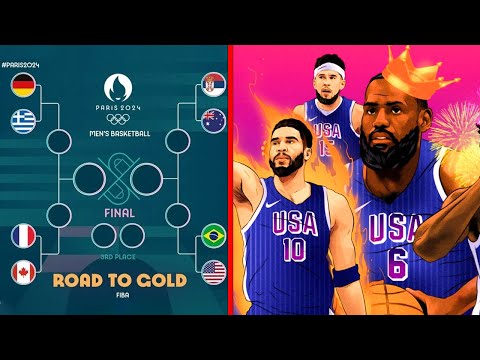 2024 Paris Olympics Men’s Basketball standings on Thursday, August 8