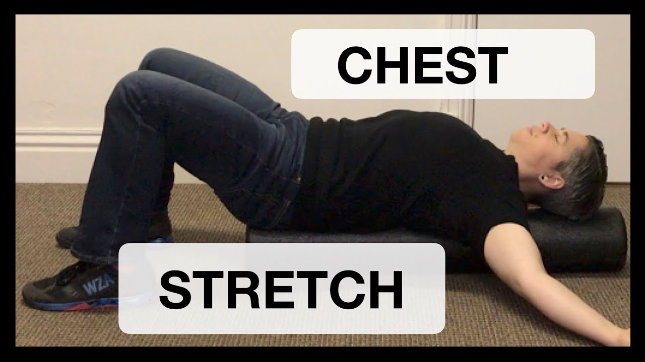 Three ways to stretch your chest on the floor PEC STRETCH HOW TO