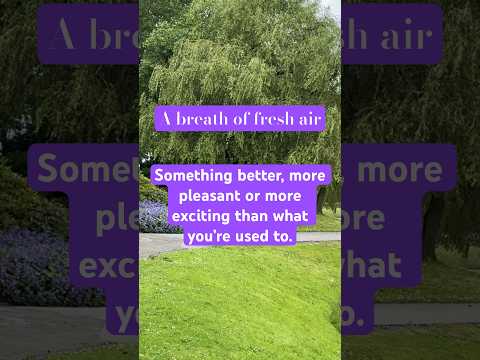 Phrase Frenzy: Week 5 - A breath of fresh air (meaning) #phrasefrenzy #english #vocabulary #idioms