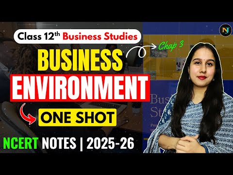 Business Environment🔥 | One Shot | Business Studies | Class 12 | Neha Jangid