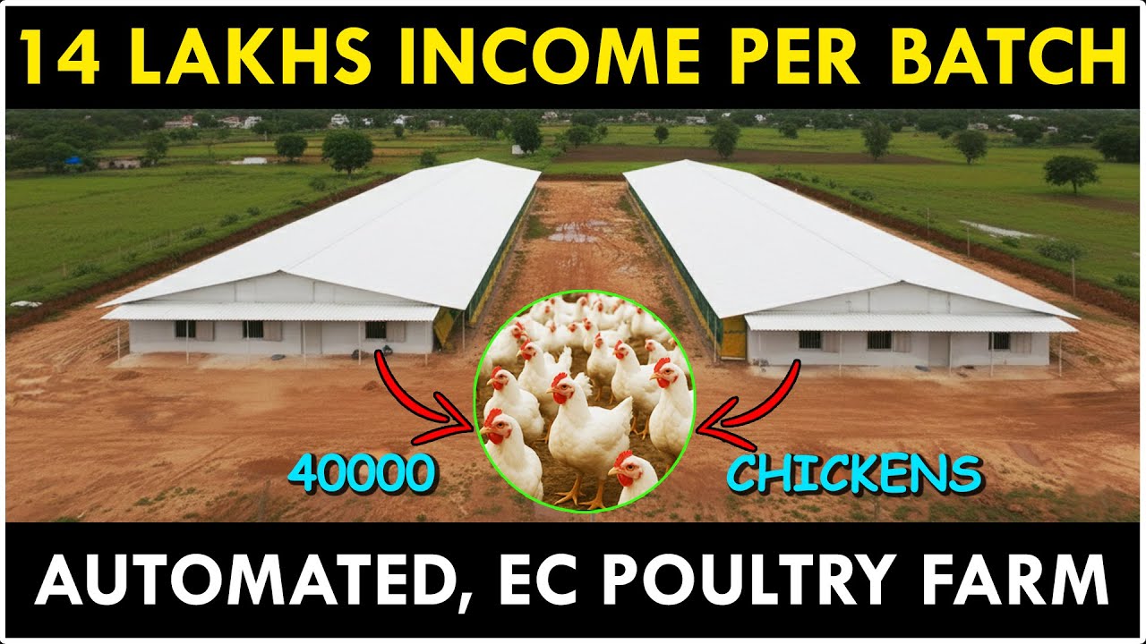 Grow 40,000 Chickens EASY with SMART Poultry Farming Solutions