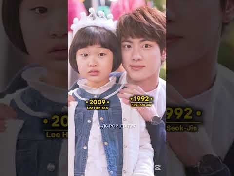 BTS Kim Seok-Jin and Lee Han-seo from BTS World..💜✨ #btsjin #kimseokjin #wwhjin #leehanseo #viral