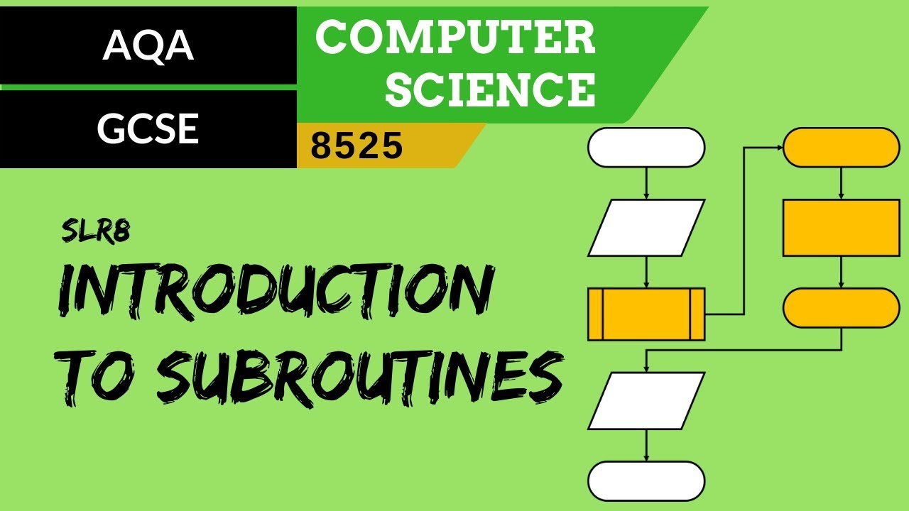 48. AQA GCSE (8525) SLR8 - 3.2 Introduction to subroutines