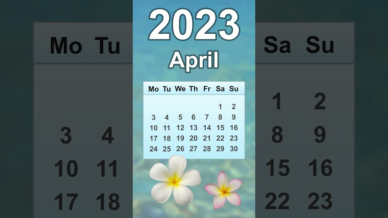April 2023 Calendar