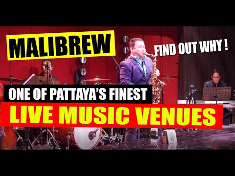 Malibrew Restaurant & Bar. A Pattaya popular restaurant, bar and live music venue on Beach Road.