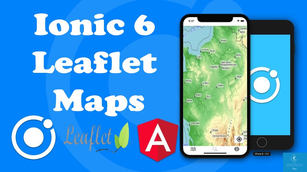 Leaflet Maps in Ionic 6 Angular Application