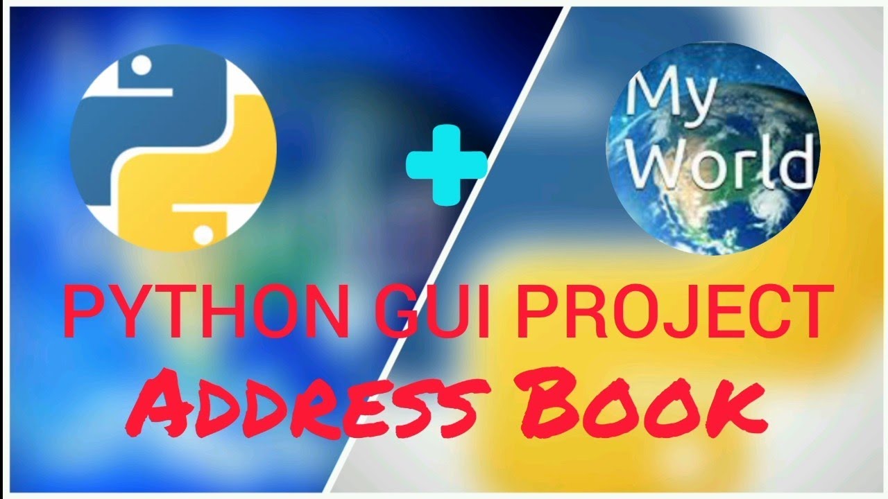 Address Book Project | Part - 1 | Tkinter Project | Python GUI Project | Python Project