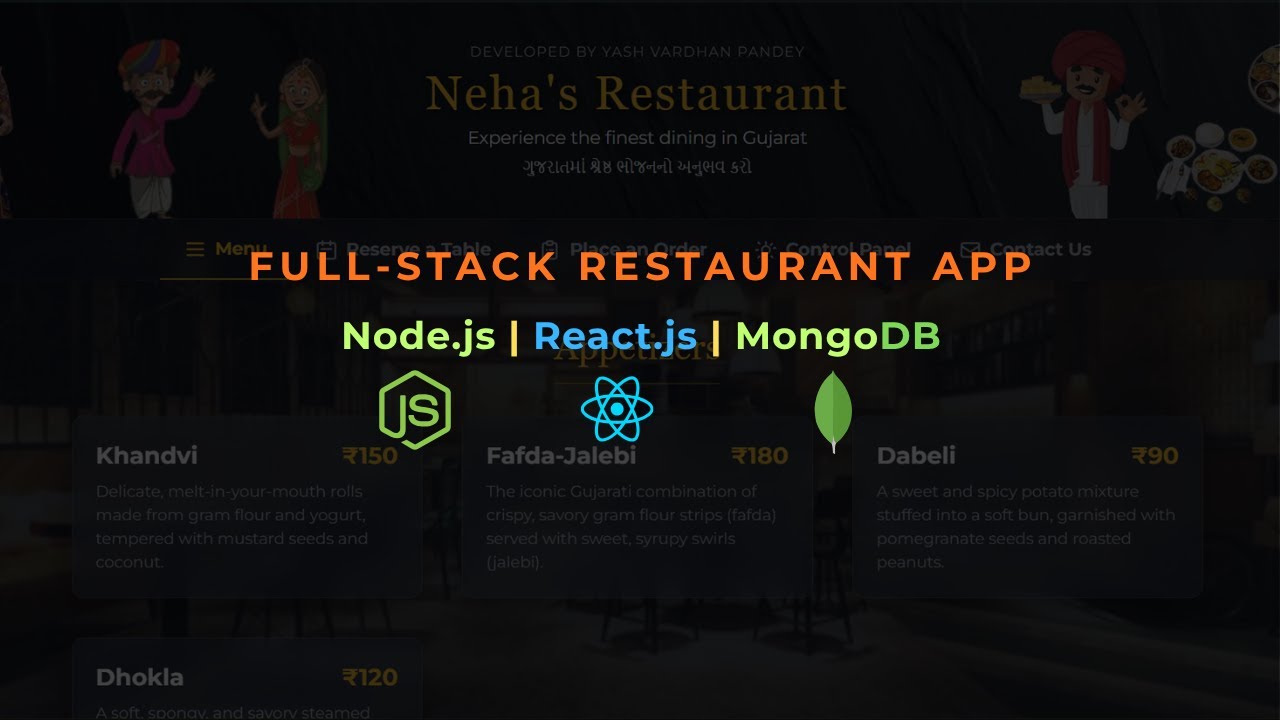 Full-Stack Project Walkthrough: Restaurant Management System (MERN Stack)