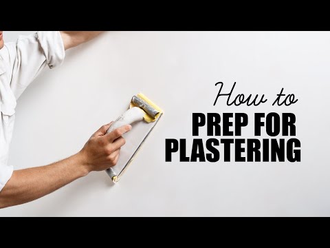 How to Prep and Patch Up a Wall Before Plastering the Finish Coat