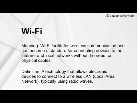Wi Fi Meaning