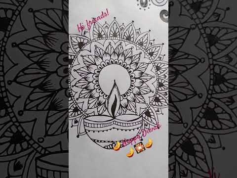 Diwali celebrations special lovely deepam design in our Saisri arts. #art #saisriarts#diwali