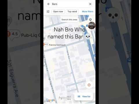 WHAT IS THIS BAR ๐๐๐๐๐ #google #googlemaps