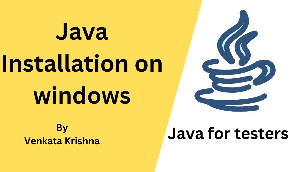 Core Java for Selenium - Java Installation