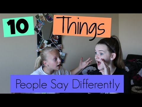 Things People Say Differently | Krazy K's |