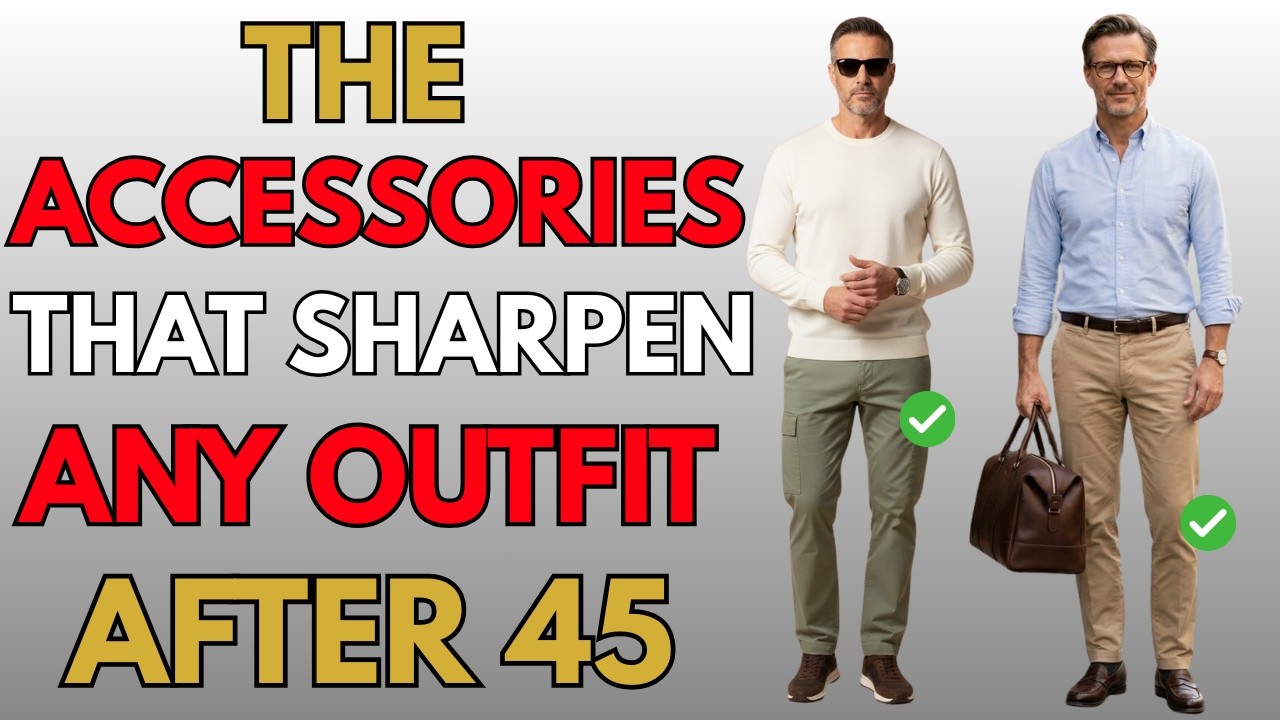 The Accessories That Make Men Over 45 Look Wealthy (Without Designer Clothes) | 45+ Men’s Casual