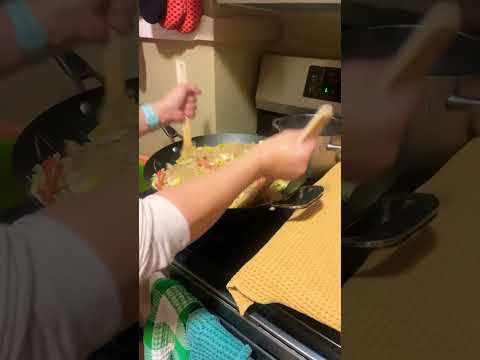 Pancit Bihon with sotanghon (traditional Filipino food) πΊπΈ