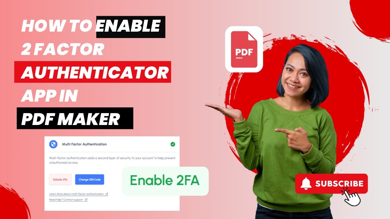 How to Enable Two-Factor Authentication (2FA) in PDF Maker | Secure Your Account in Minutes!
