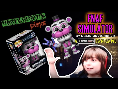 BEVANBOBS PLAYS FNAF SIMULATOR HALLOWEEN BY OBSIDIOUS & HUPER, A GAMEJOLT FAN GAME!