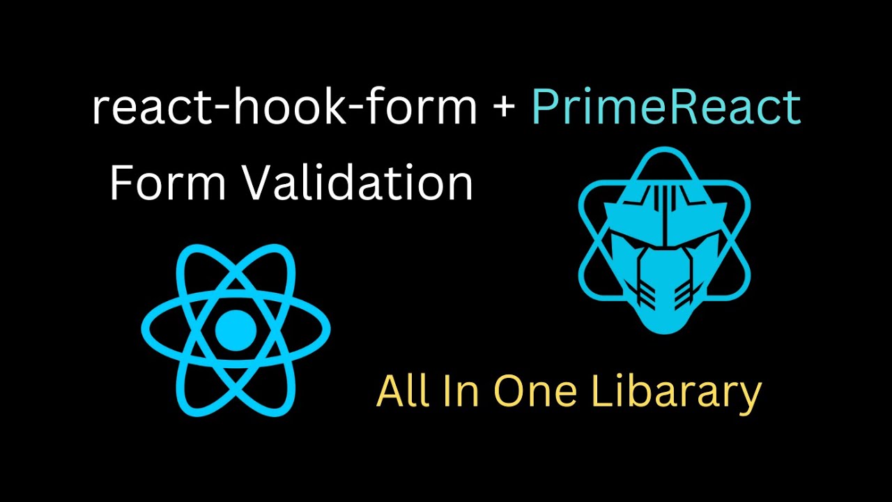 React Hook Form Validation With PrimeReact
