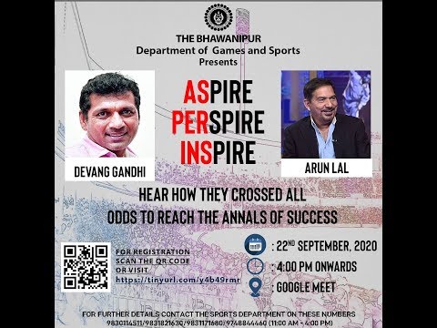 Aspire-Perspire-Inspire by Devang Gandhi and Arun Lal I The Bhawanipur College