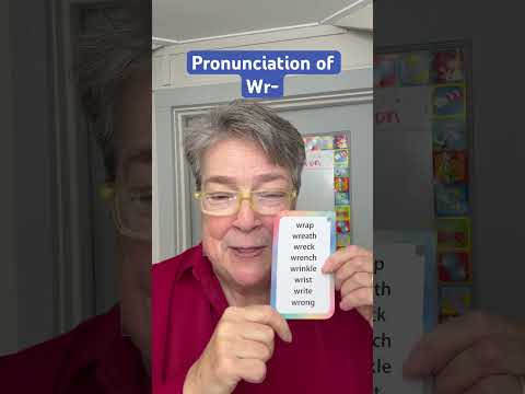 How to Pronounce Words that Start with Wr- #English #englishlearning #languagelearning #teacher