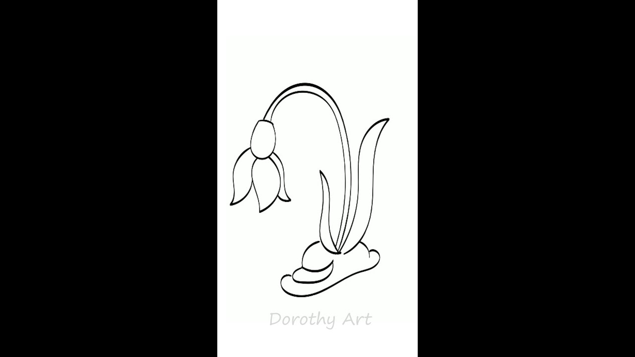 Trying My Favorite flower illustration #shorts #flowerart #flowerillustration #dorothyart